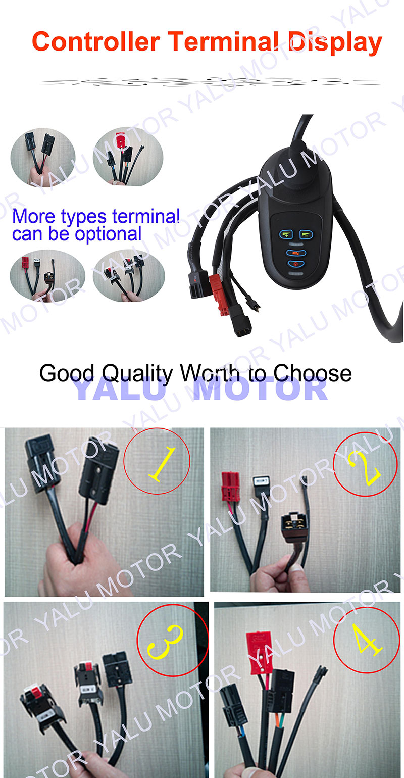 24V Electric Wheelchair DC Motor Joystick Controller with USB Port ...